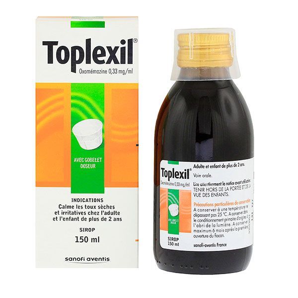 Toplexil Sirop 150Ml - Pharmacie Paque Grandvilliers